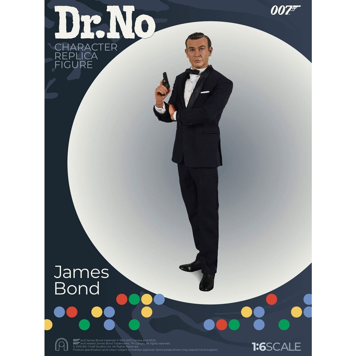 James Bond Dr No 1 6 James Bond Action Figure Big Chief Studios Official