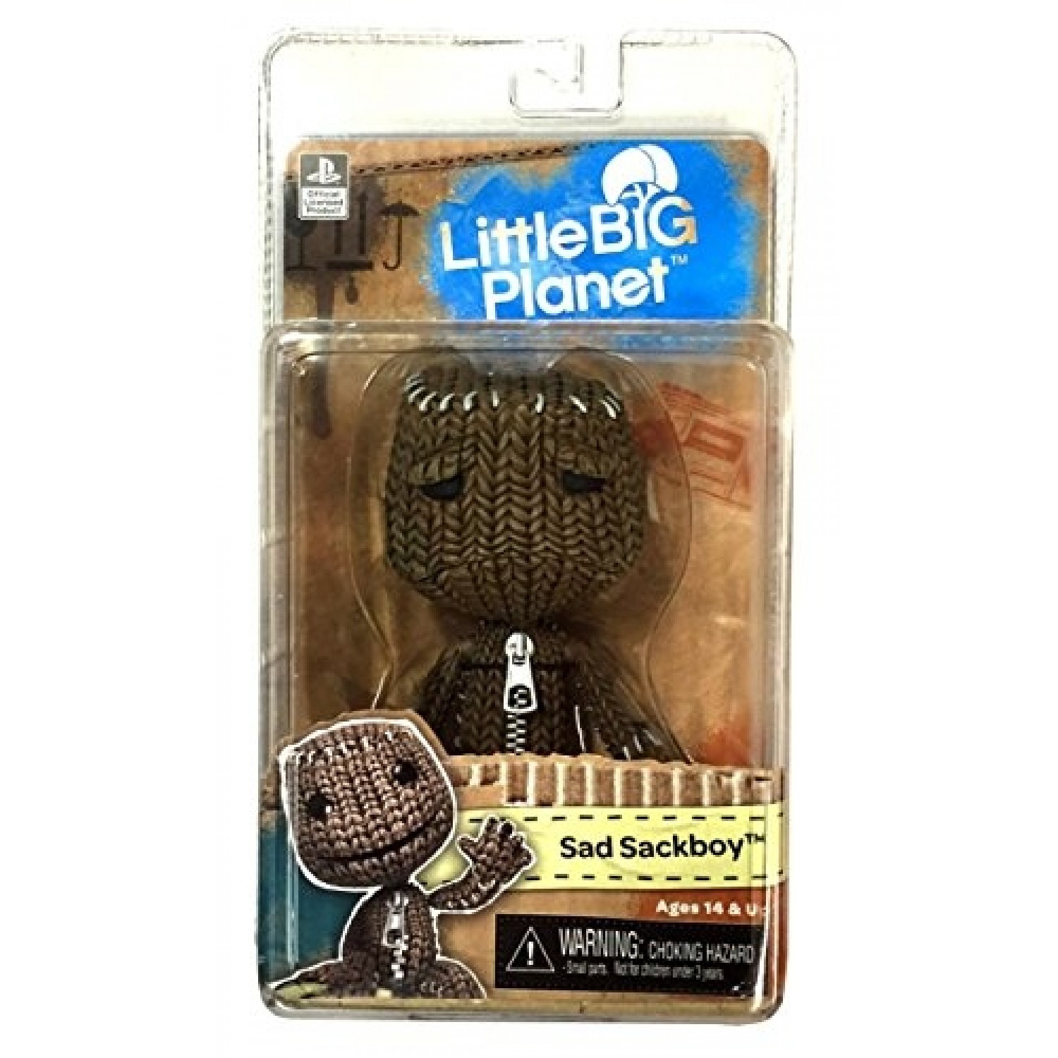 LittleBigPlanet Sad Sackboy 7" Figure Series 1 Neca - Official